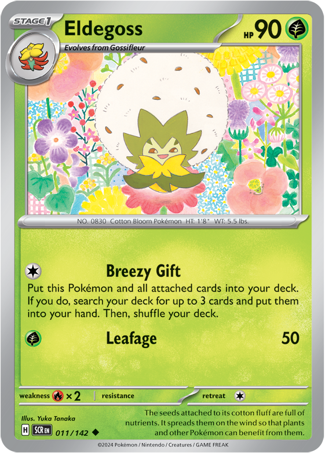 Eldegoss 011/142 – Pokidoll Collectables