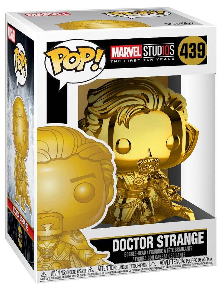 Marvel #439 DOCTOR STRANGE (Gold Chrome) - – Pokidoll Collectables