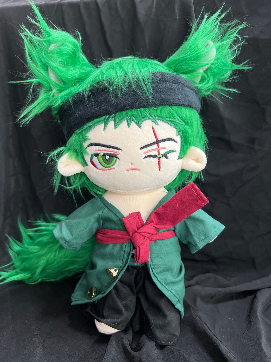 ONE PIECE Zoro 20cm Plushie Plush Doll Pillow Dress up Stuffed Toy Wit ...