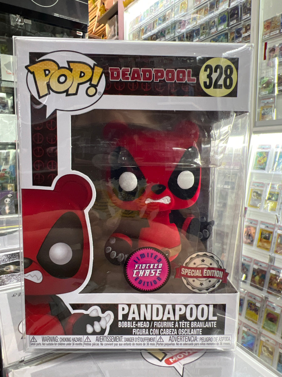 Funko POP Deadpool 328 Flocked Chase Special Edition – Pokidoll ...