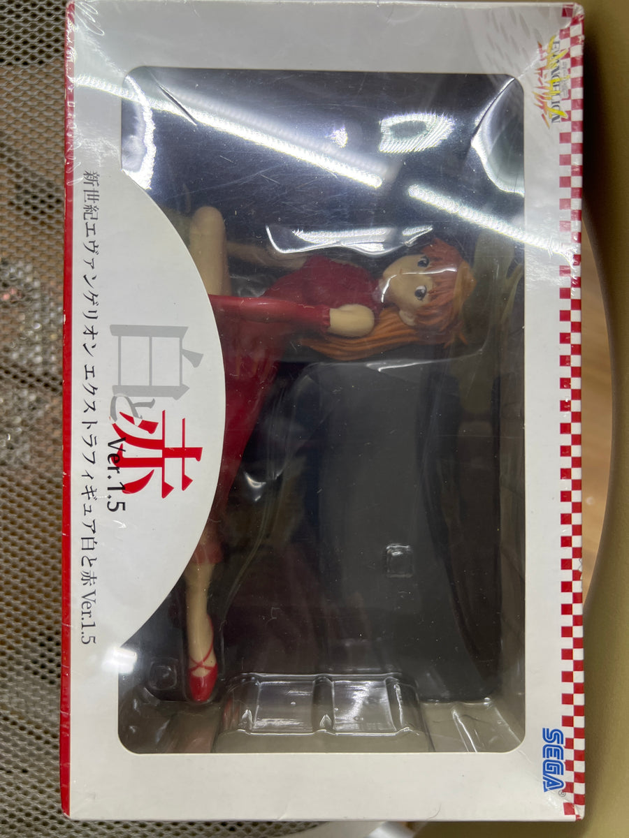 Sega Evangelion Asuka Soryu Langley Figure In Red Dress Box Dented ...