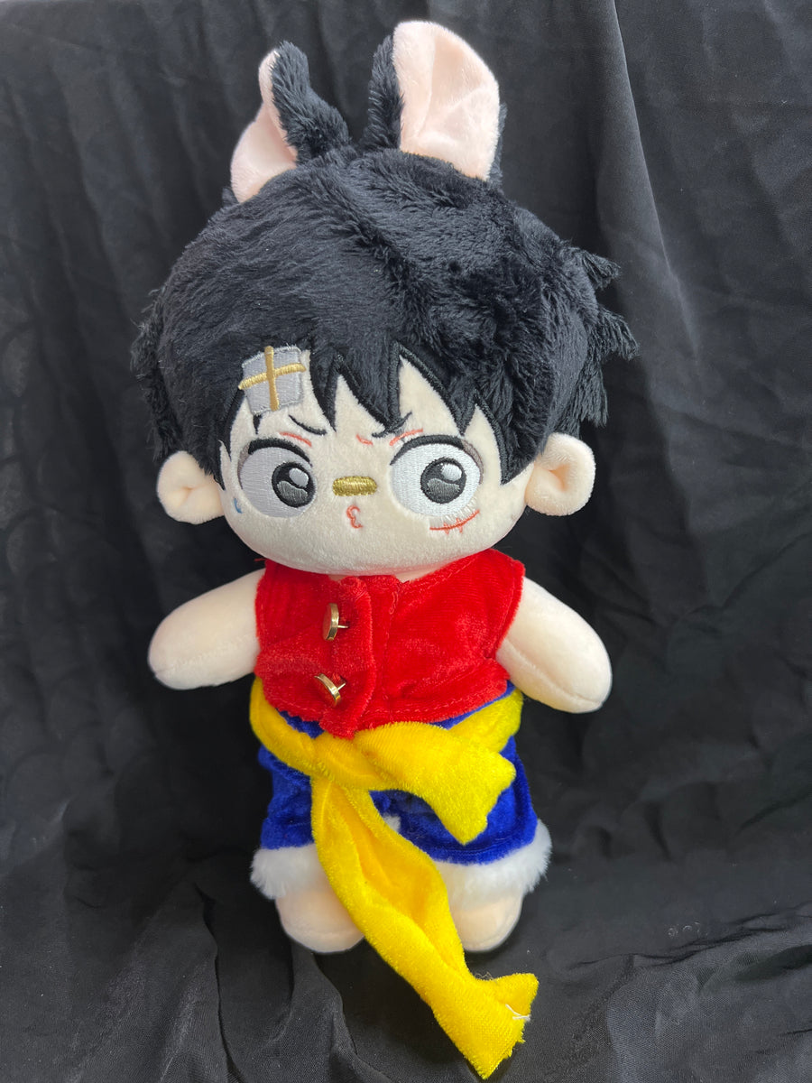 ONE PIECE Luffy 20cm Plushie Plush Doll Pillow Dress up Stuffed Toy ...
