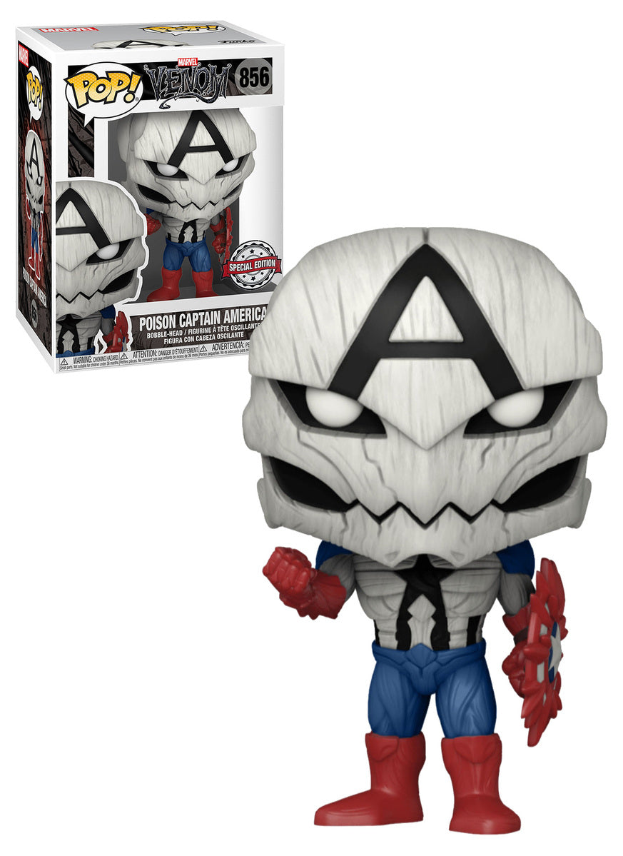 Funko POP! Marvel #856 Poison Captain America – Pokidoll Collectables