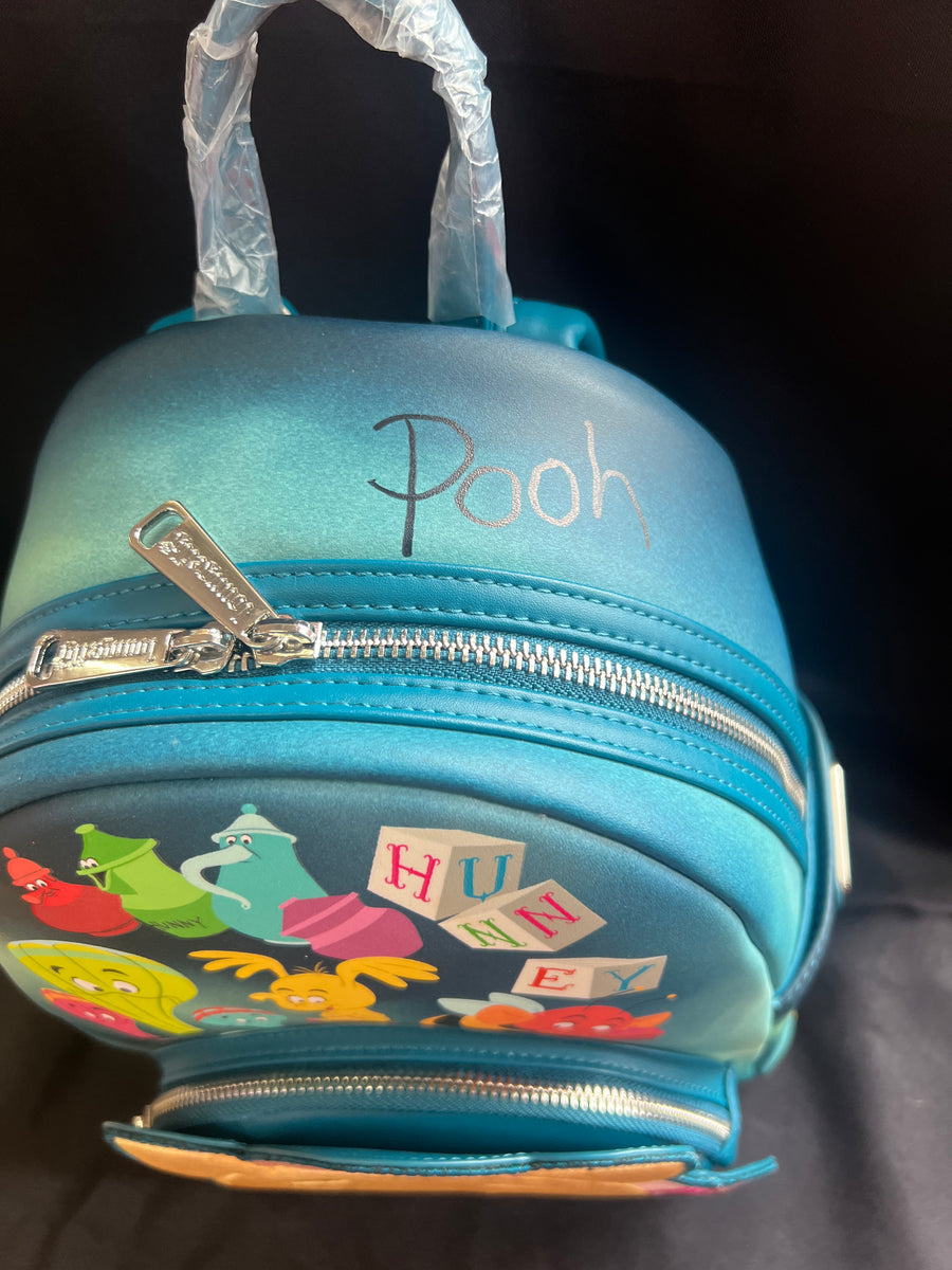 Signed Loungefly Disney Winnie The Pooh Heffa-Dreams Mini Backpack Bag ...