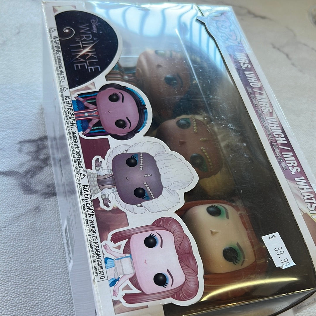 A Wrinkle in Time Mrs Who, Mrs Which & Mrs Whatsit Exclusive Pop ...