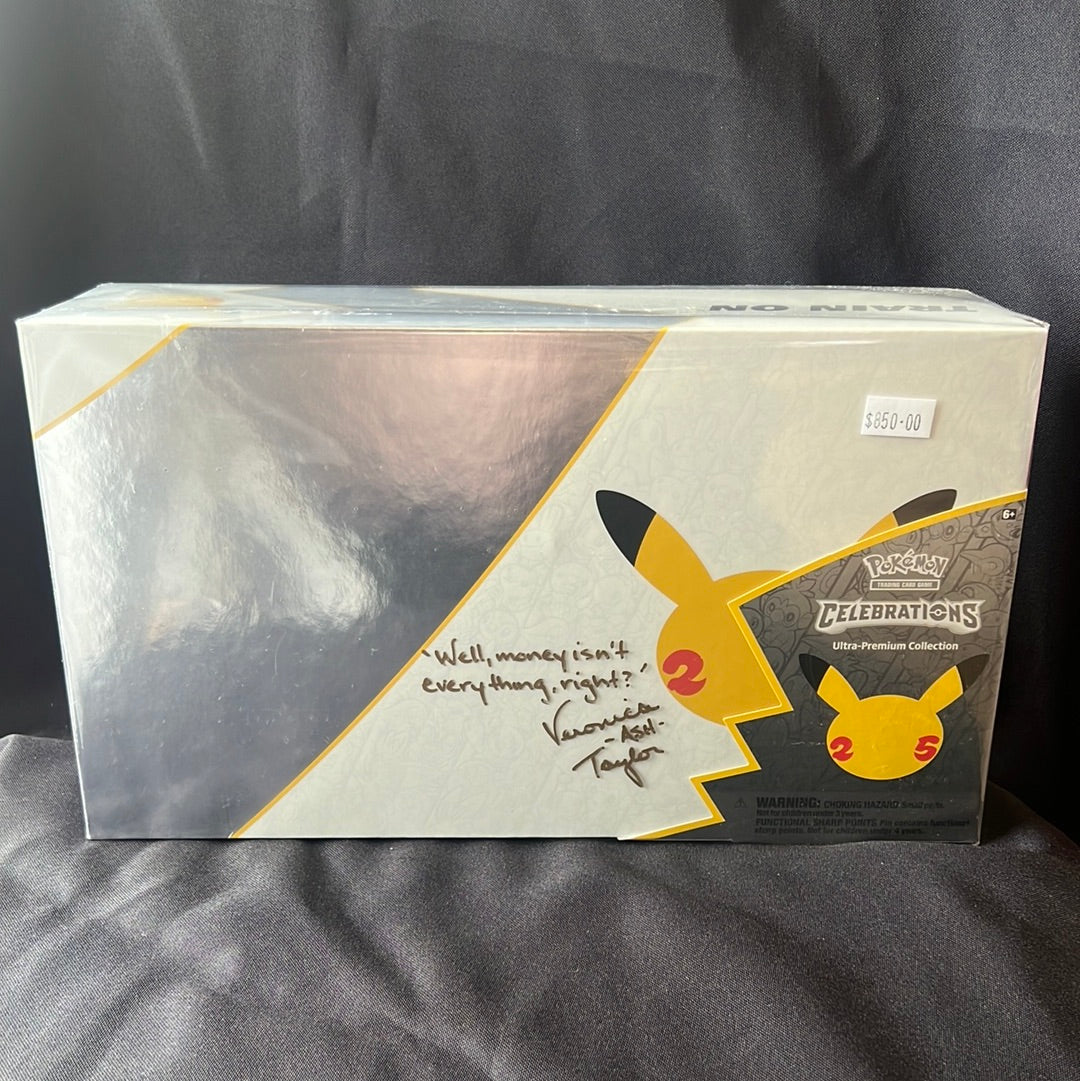 Signed Pokemon TCG Celebrations Ultra Premium Collection 25th Annivers ...