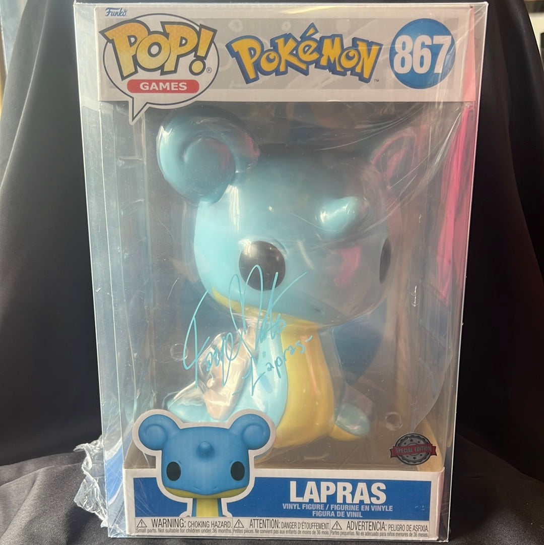 Signed Pokemon: Lapras - 10" Pop! Vinyl Figure – Pokidoll Collectables