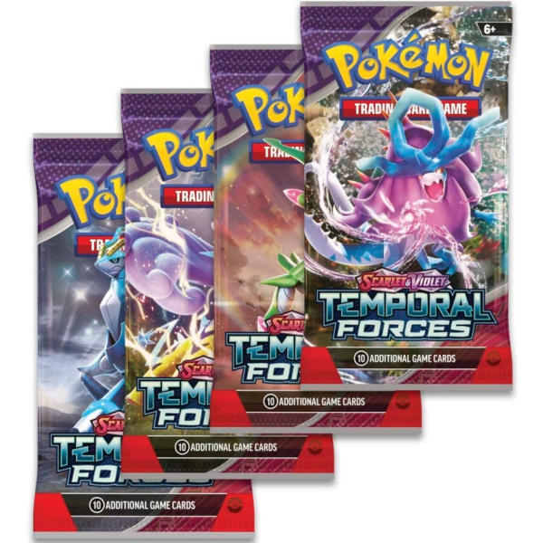 Pokémon TCG - Temporal Forces Scarlet & Violet Booster Pack – Pokidoll ...