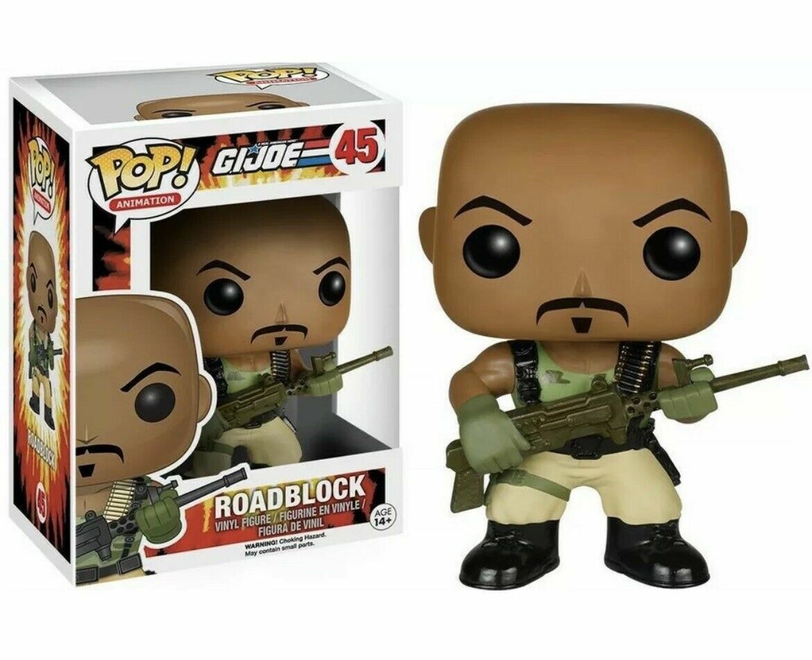 Funko Pop GI Joe Roadblock Vinyl Figure #45 – Pokidoll Collectables