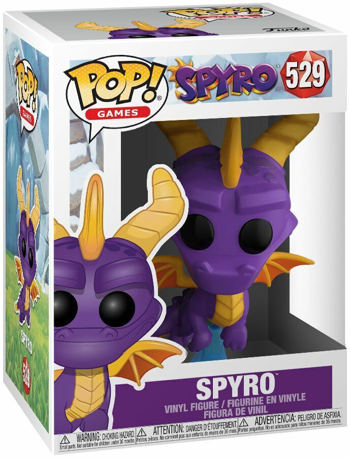 Spyro The Dragon Pop! Funko Spyro IN Flight Vinyl Figure Games # 529 ...