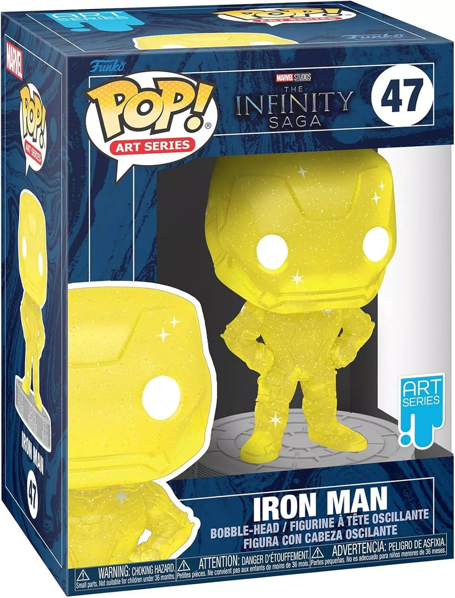 Avengers 4 - Iron Man Yellow Infinity Stone Artist Series Pop! in Prot ...