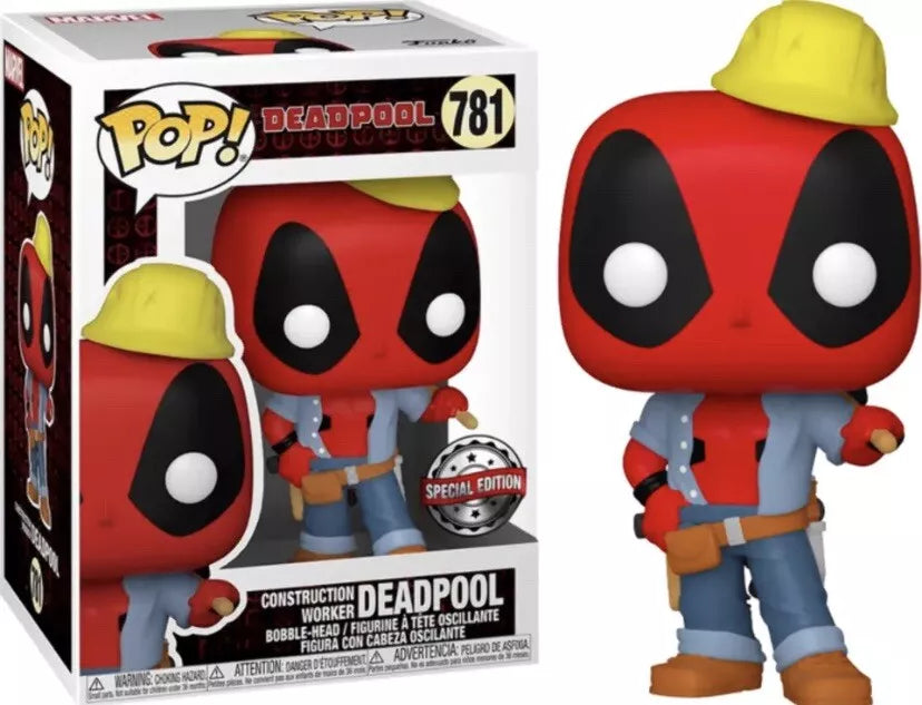 Marvel-Deadpool - Construction Worker Deadpool 30th Anniversary #781 ...