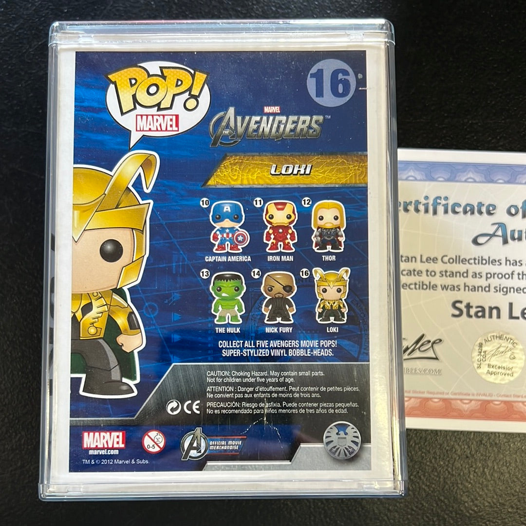 Funko Marvel Gold Loki 16 Pop Vinyl Avengers SDCC 480Pc 2012 – Pokidoll ...