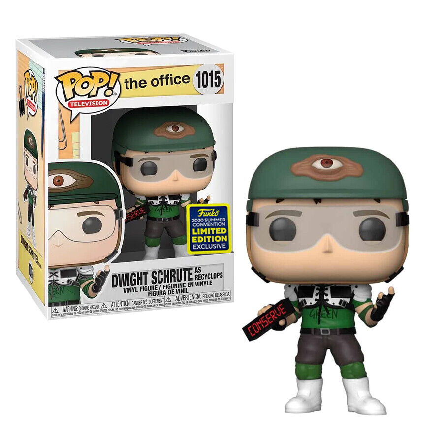 The Office Dwight Schrute as Recyclops sce Exclusive Pop! Vinyl Figure ...
