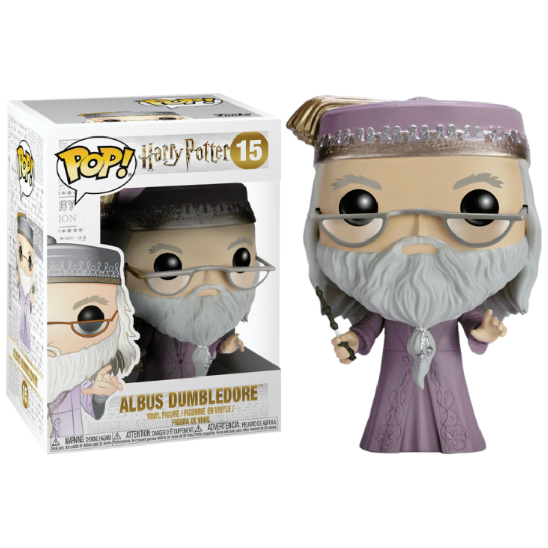 Harry Potter - Dumbledore with Wand Pop! Vinyl #15 – Pokidoll Collectables
